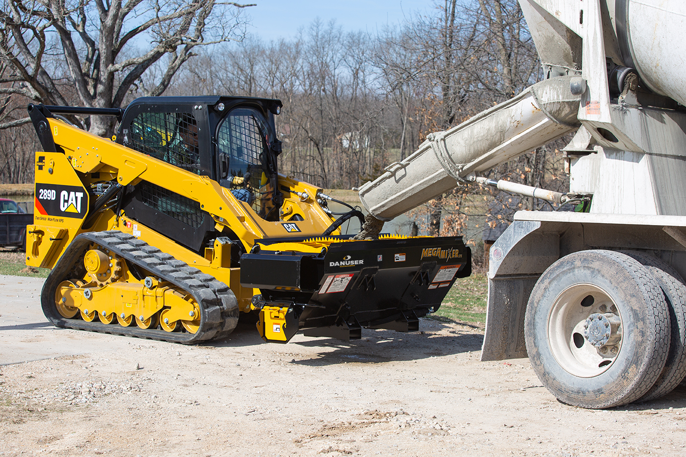 Mega Mixer Material Handling Bucket | Danuser